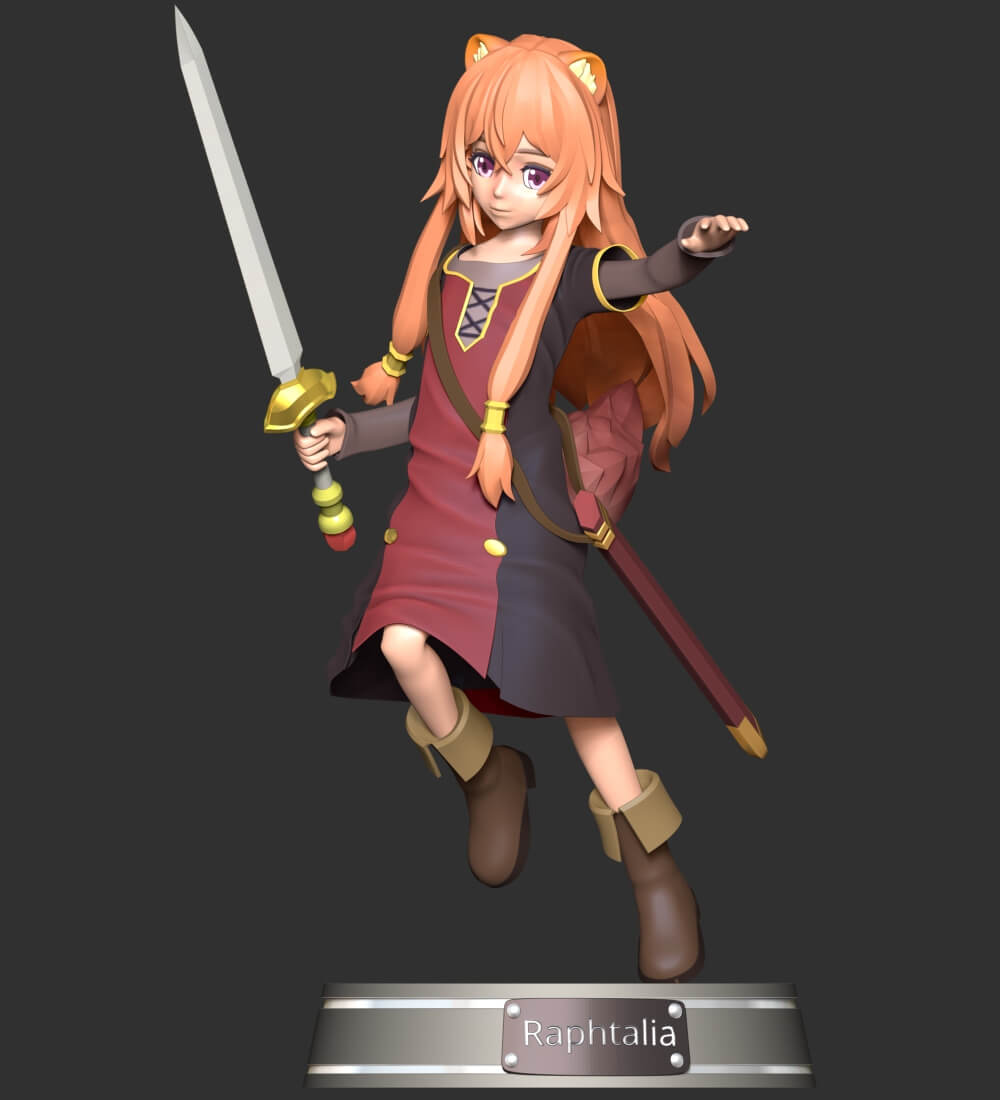 Child Raphtalia - The Rising of The Shield Hero 3D Print Model by lovemodel