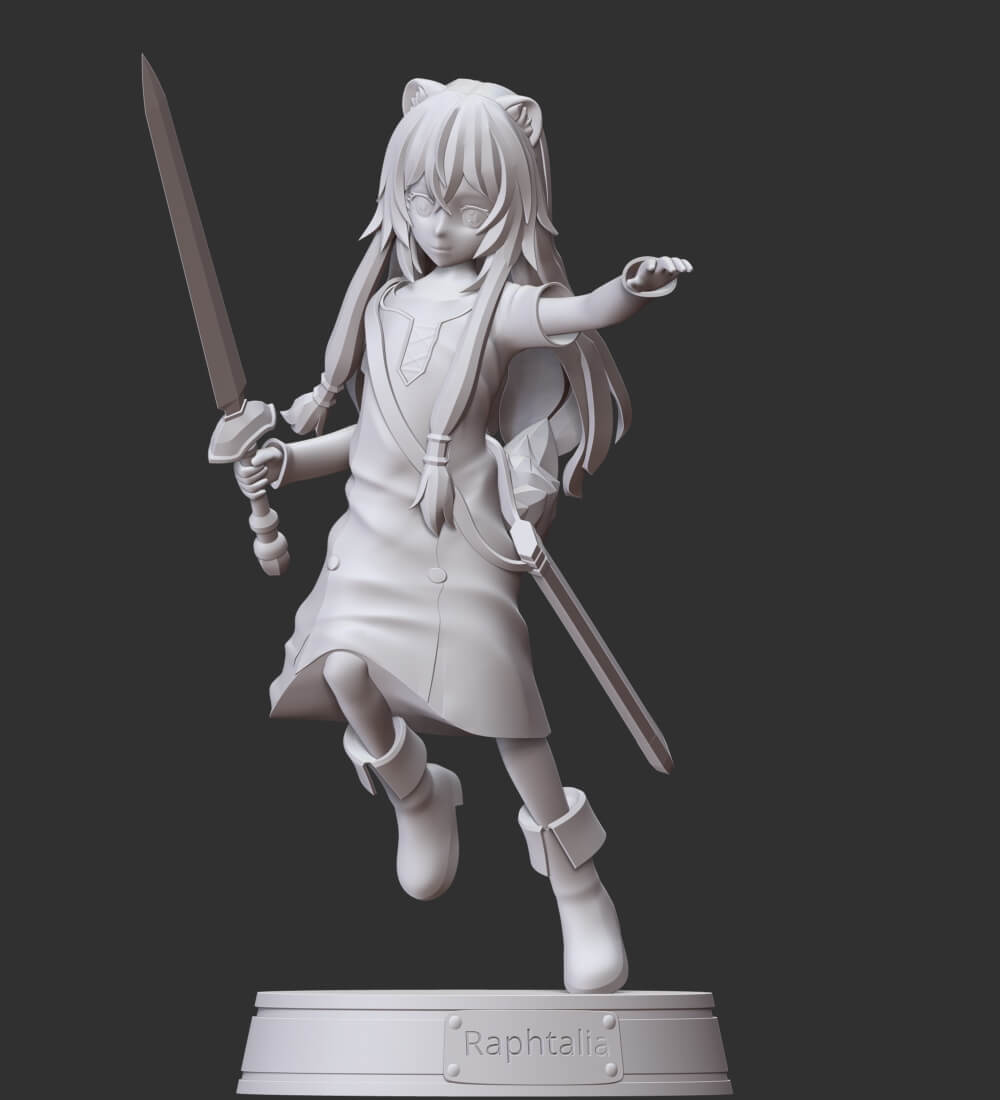Child Raphtalia - The Rising of The Shield Hero 3D Print Model by lovemodel