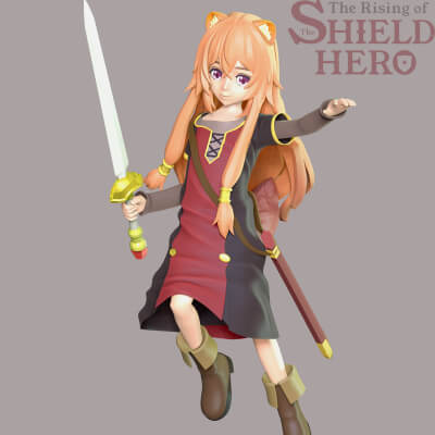 Child Raphtalia - The Rising of The Shield Hero 3D Model by lovemodel