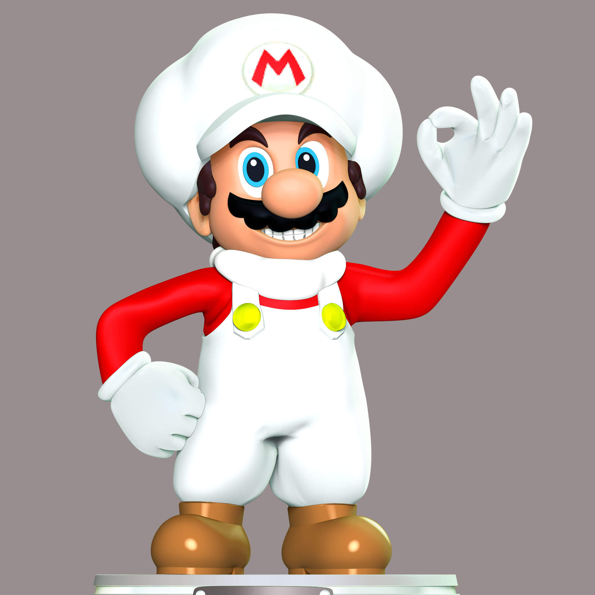 Cloud Mario Fan Art - 3D Model by lovemodel