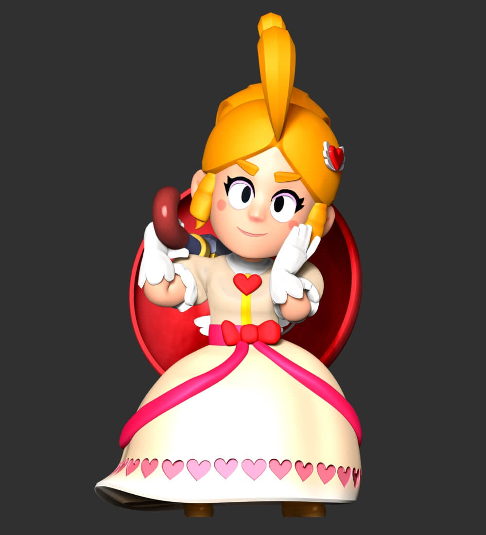 Cupid Piper - Brawl Stars 3D Print Model by lovemodel