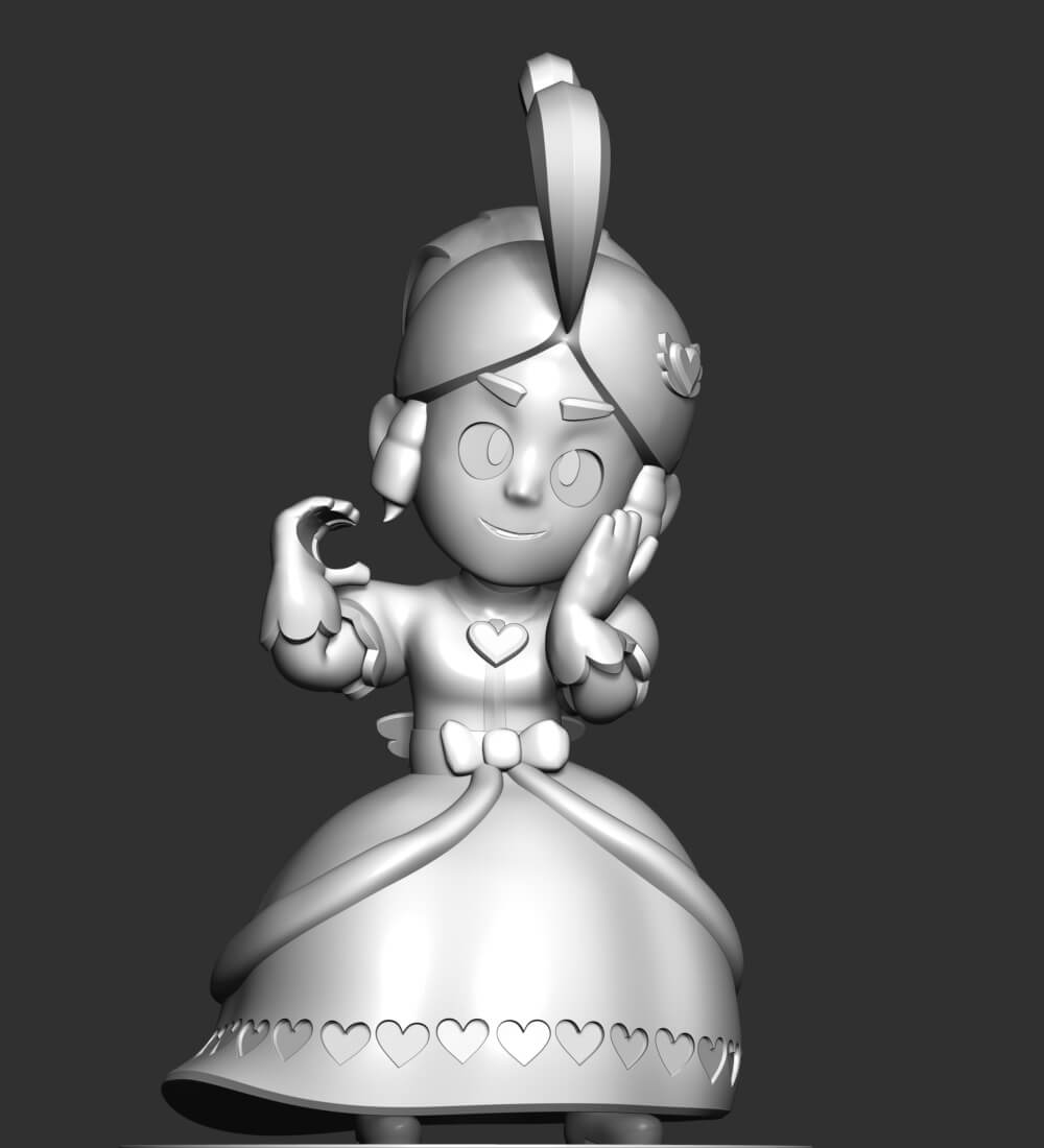Cupid Piper - Brawl Stars 3D Print Model by lovemodel