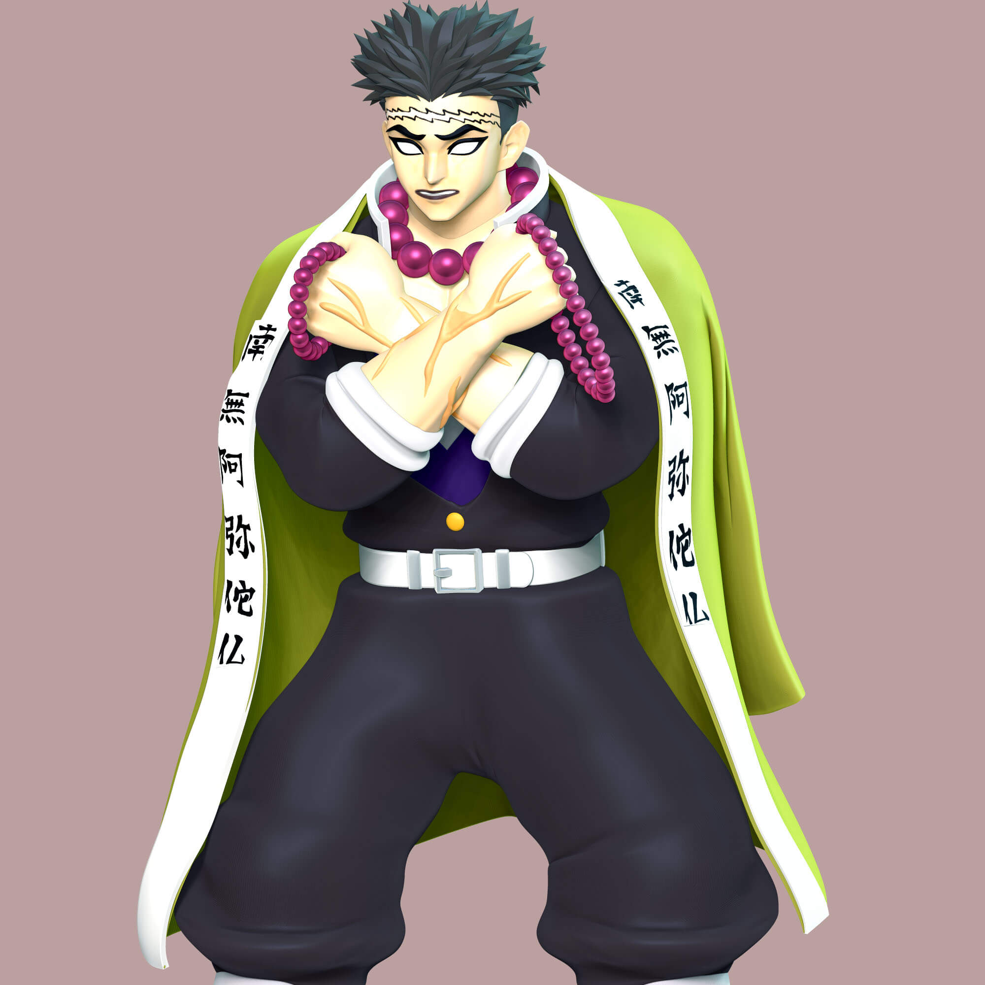 Demon Slayer Hinokami Chronicles - Gyomei Himejima 3D Model by lovemodel