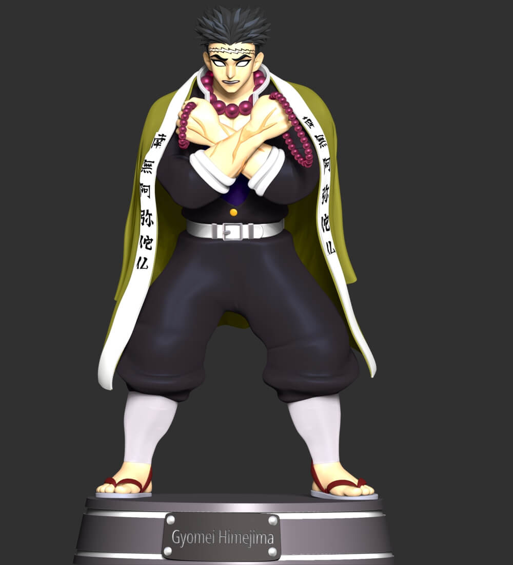 Demon Slayer Hinokami Chronicles - Gyomei Himejima 3D Model by lovemodel