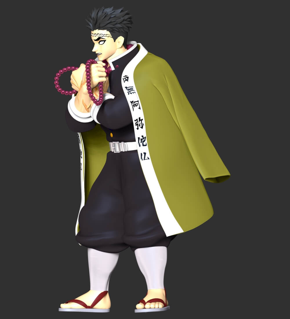 Demon Slayer Hinokami Chronicles - Gyomei Himejima 3D Model by lovemodel