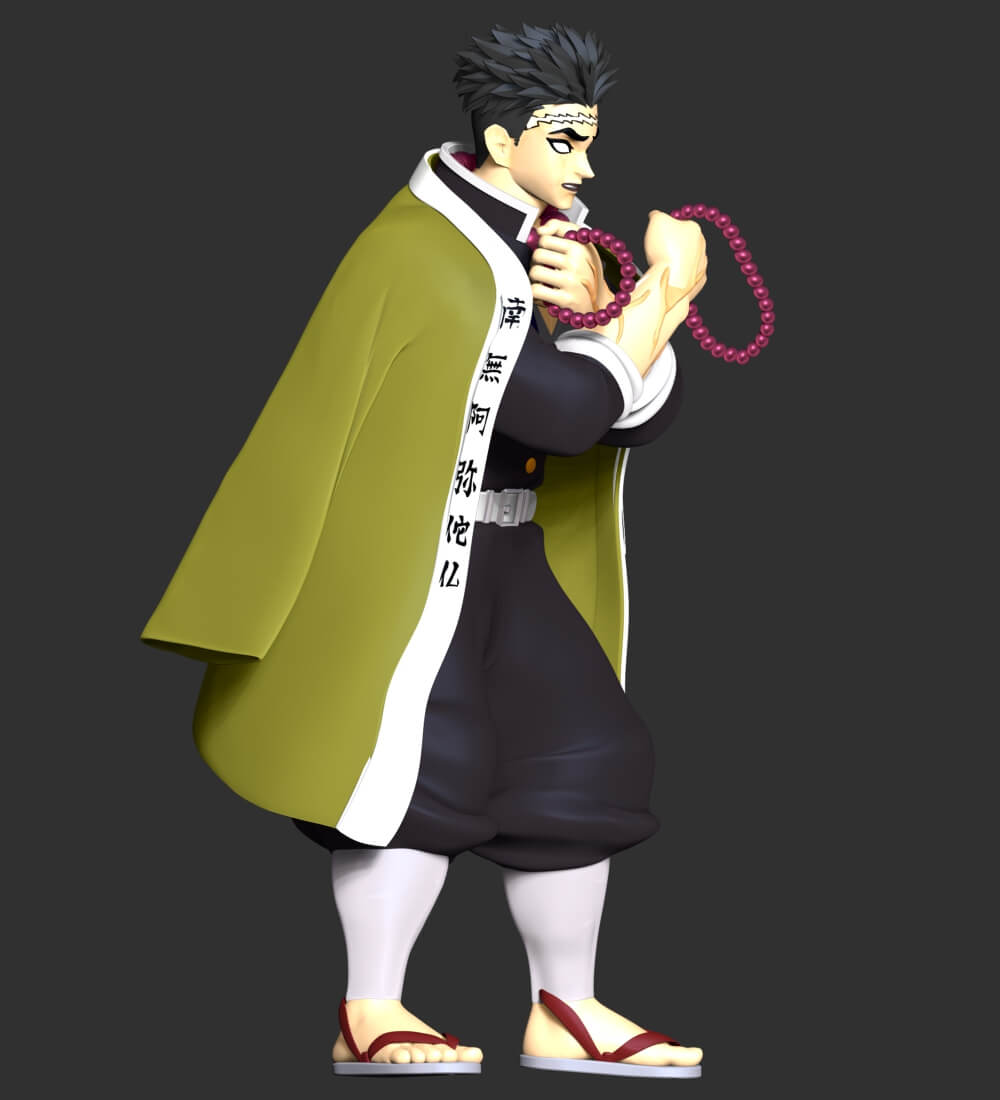 Demon Slayer Hinokami Chronicles - Gyomei Himejima 3D Model by lovemodel