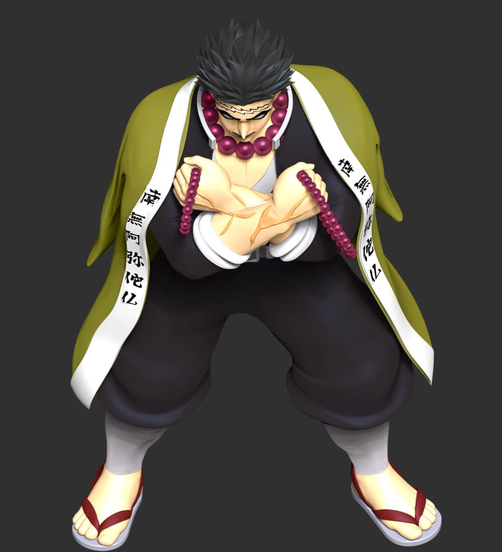 Demon Slayer Hinokami Chronicles - Gyomei Himejima 3D Model by lovemodel