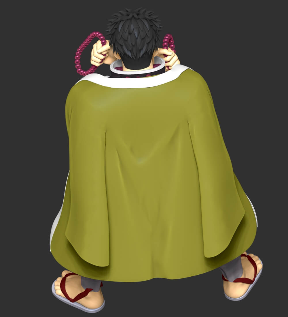 Demon Slayer Hinokami Chronicles - Gyomei Himejima 3D Model by lovemodel