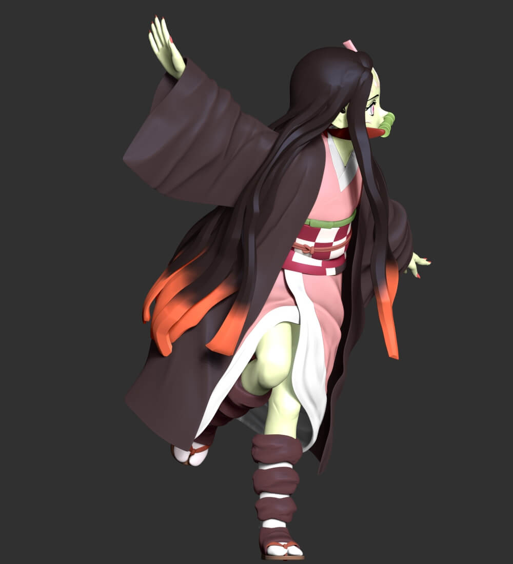 Demon Slayer Hinokami Chronicles - Nezuko 3D Model by lovemodel