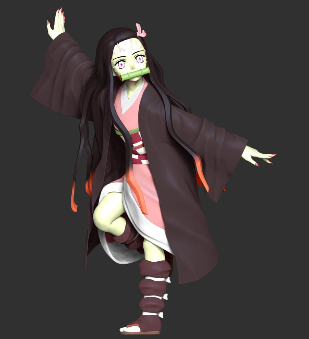 Demon Slayer Hinokami Chronicles - Nezuko 3D Print Model by lovemodel