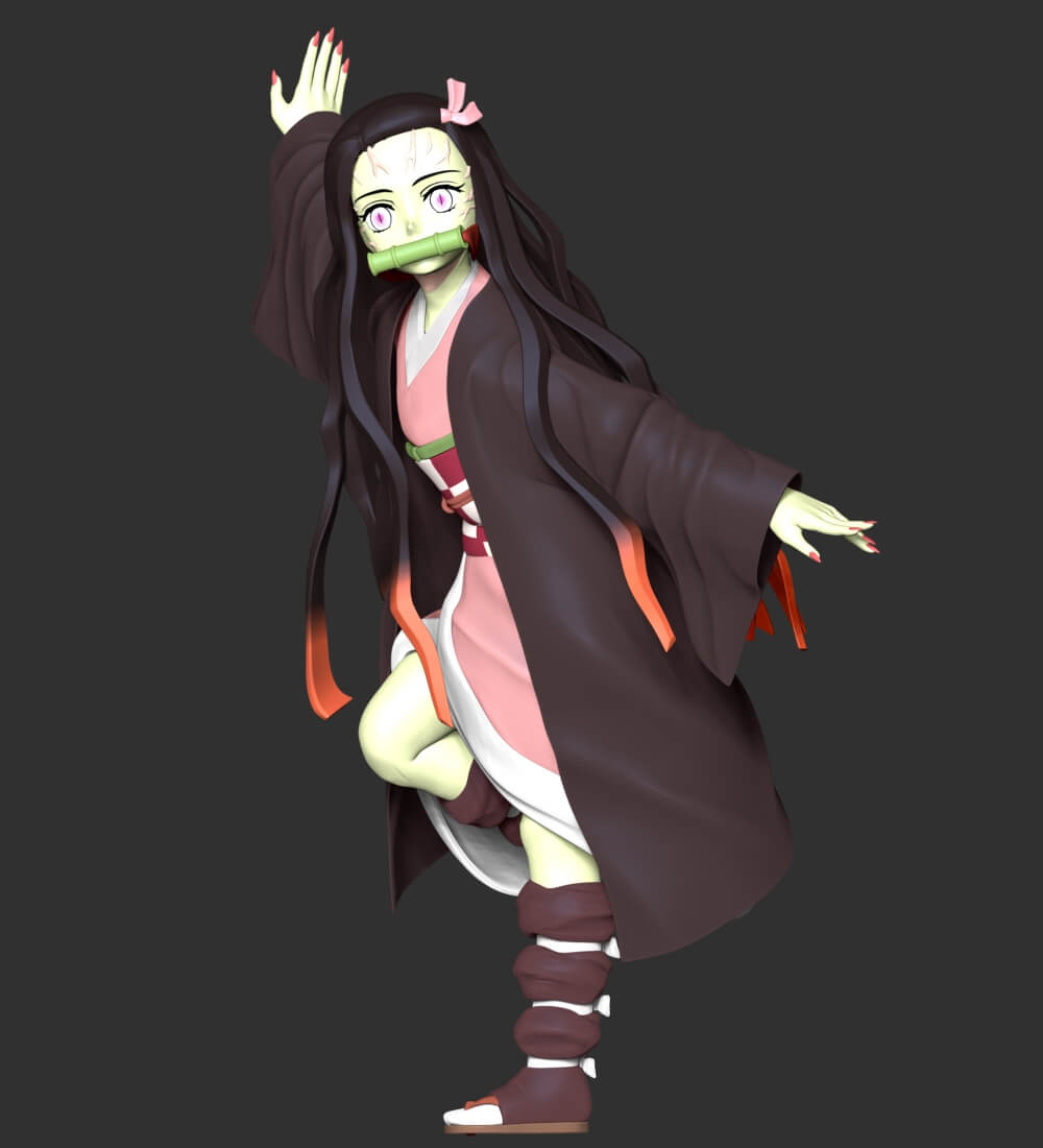 Demon Slayer Hinokami Chronicles - Nezuko 3D Print Model by lovemodel