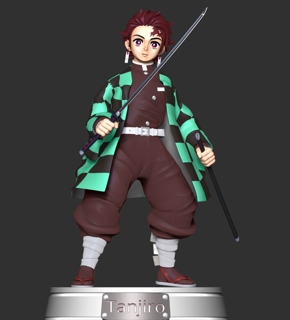 Demon Slayer Hinokami Chronicles - Tanjiro 3D Model by lovemodel