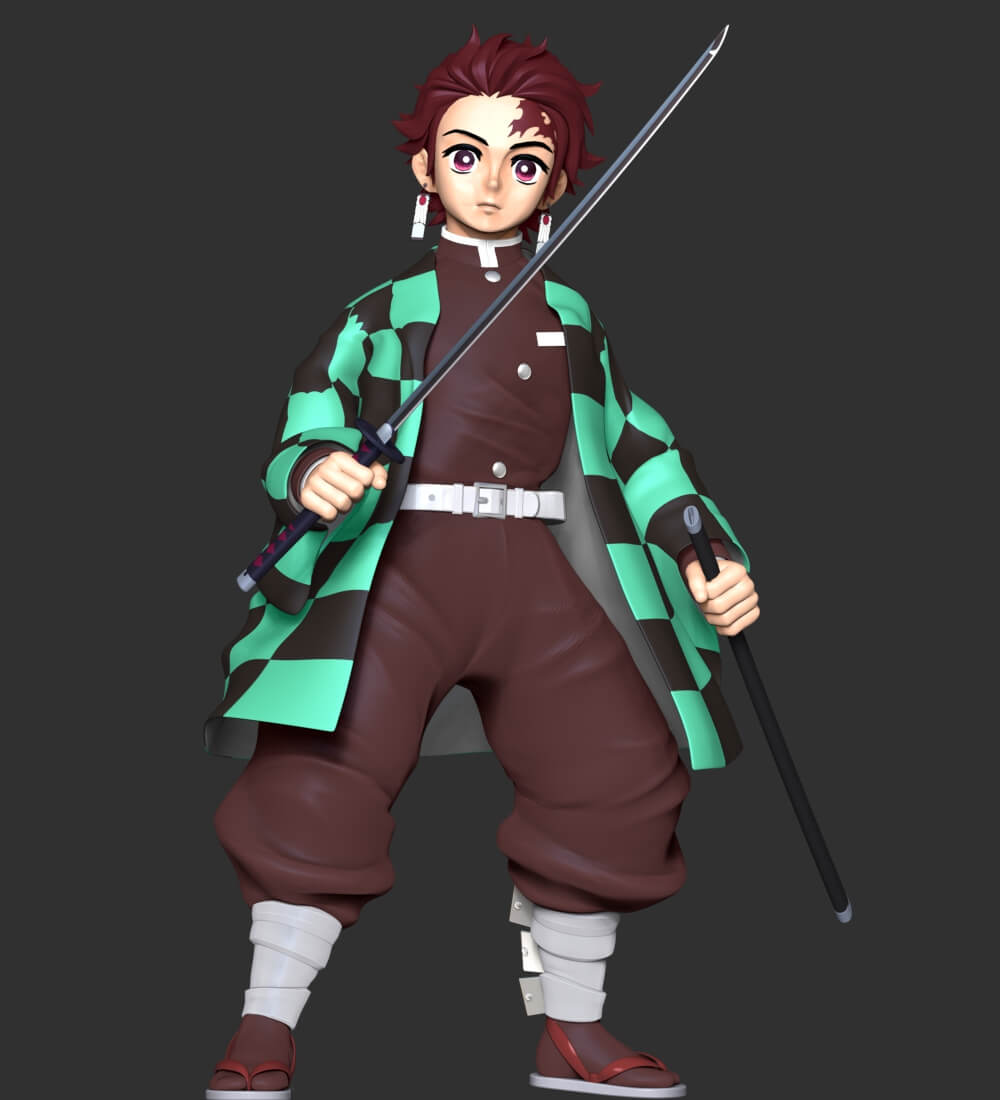 Demon Slayer Hinokami Chronicles - Tanjiro 3D Model by lovemodel