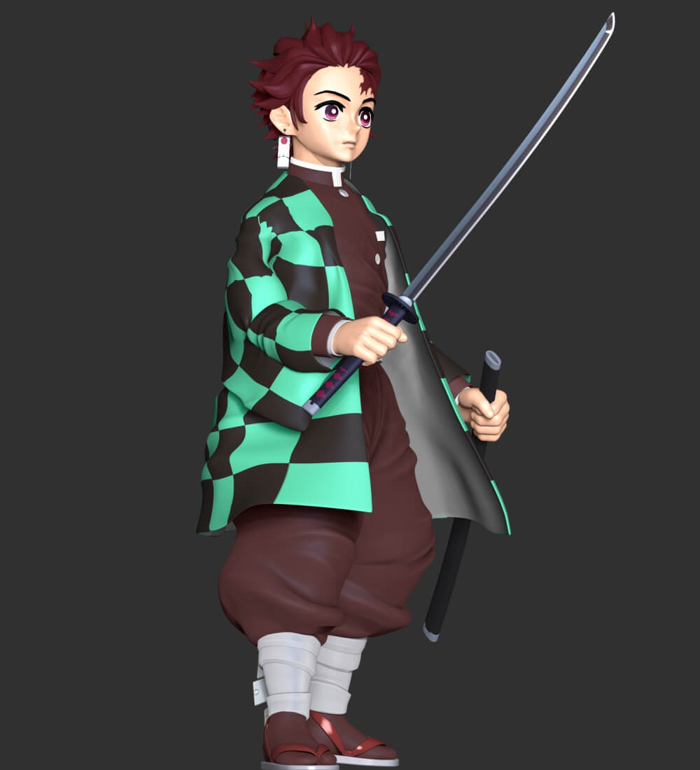 Demon Slayer Hinokami Chronicles - Tanjiro 3D Model by lovemodel