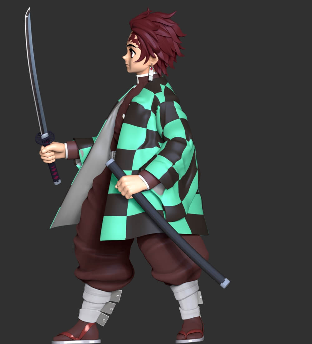 Demon Slayer Hinokami Chronicles - Tanjiro 3D Model by lovemodel