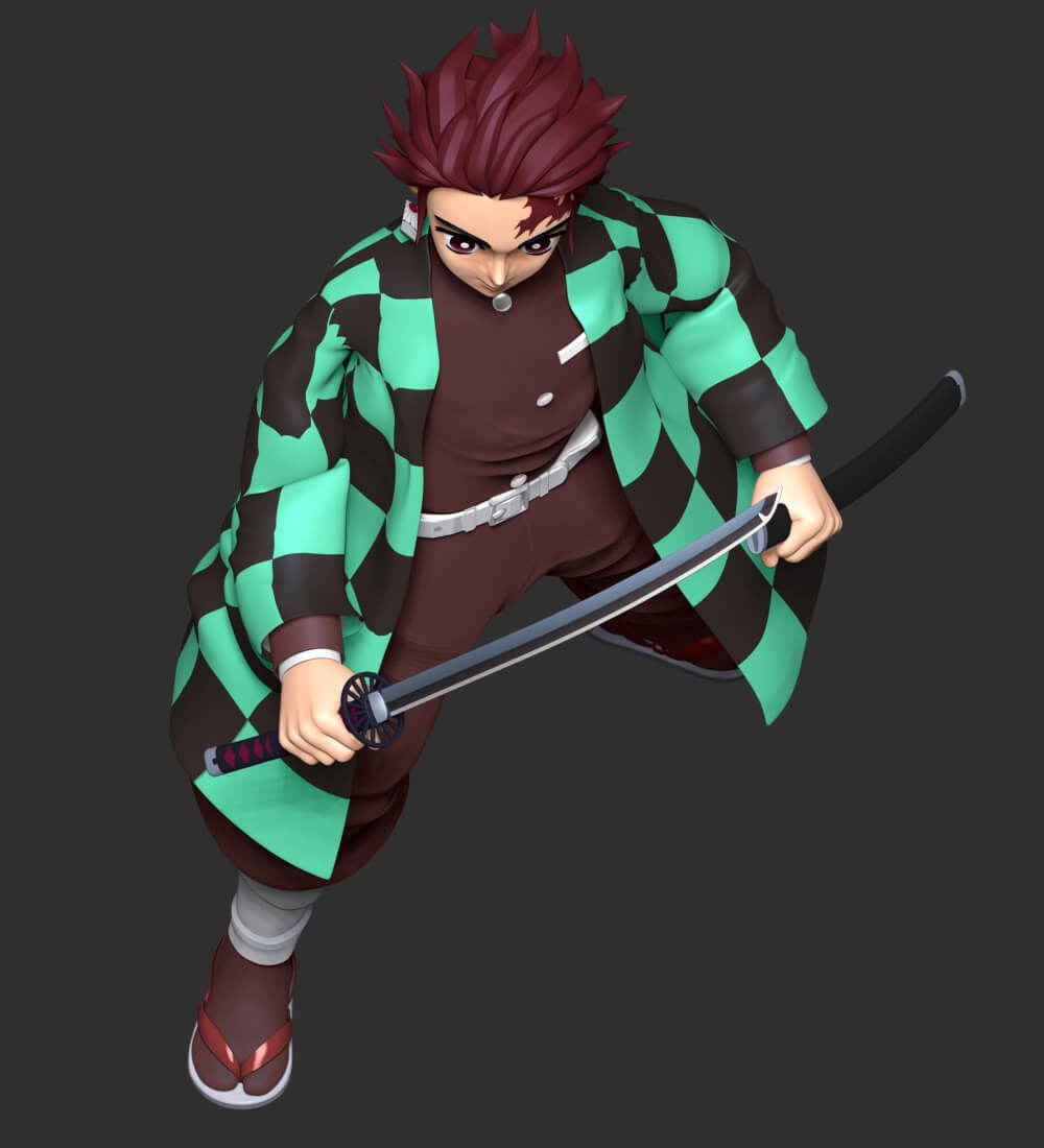 Demon Slayer Hinokami Chronicles - Tanjiro 3D Model by lovemodel