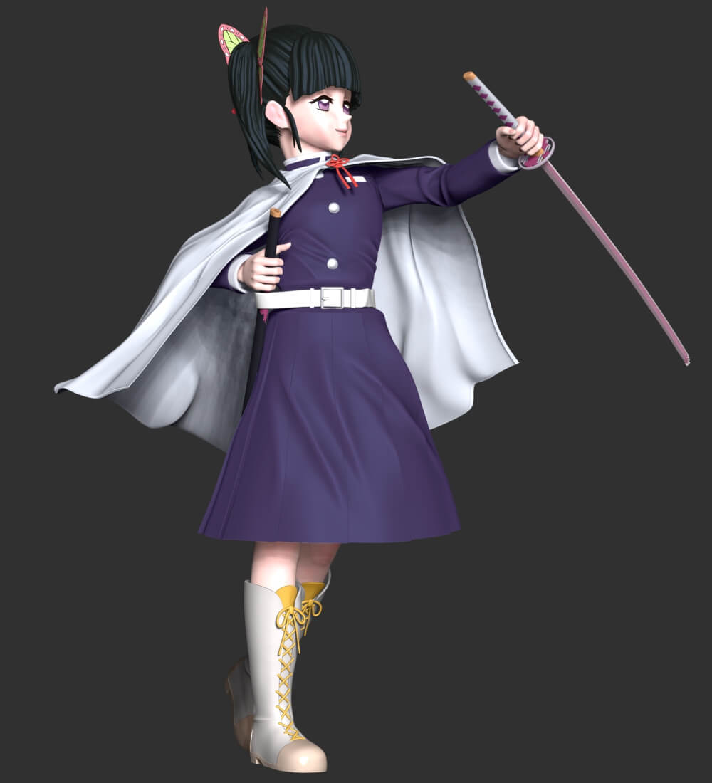 Demon Slayer - Kanao Tsuyuri 3D Model by lovemodel