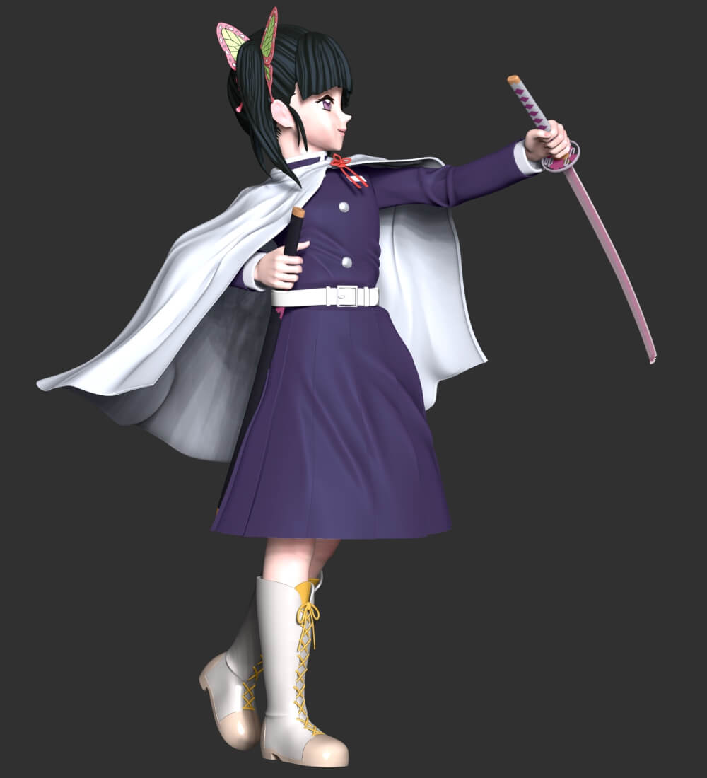 Demon Slayer - Kanao Tsuyuri 3D Model by lovemodel