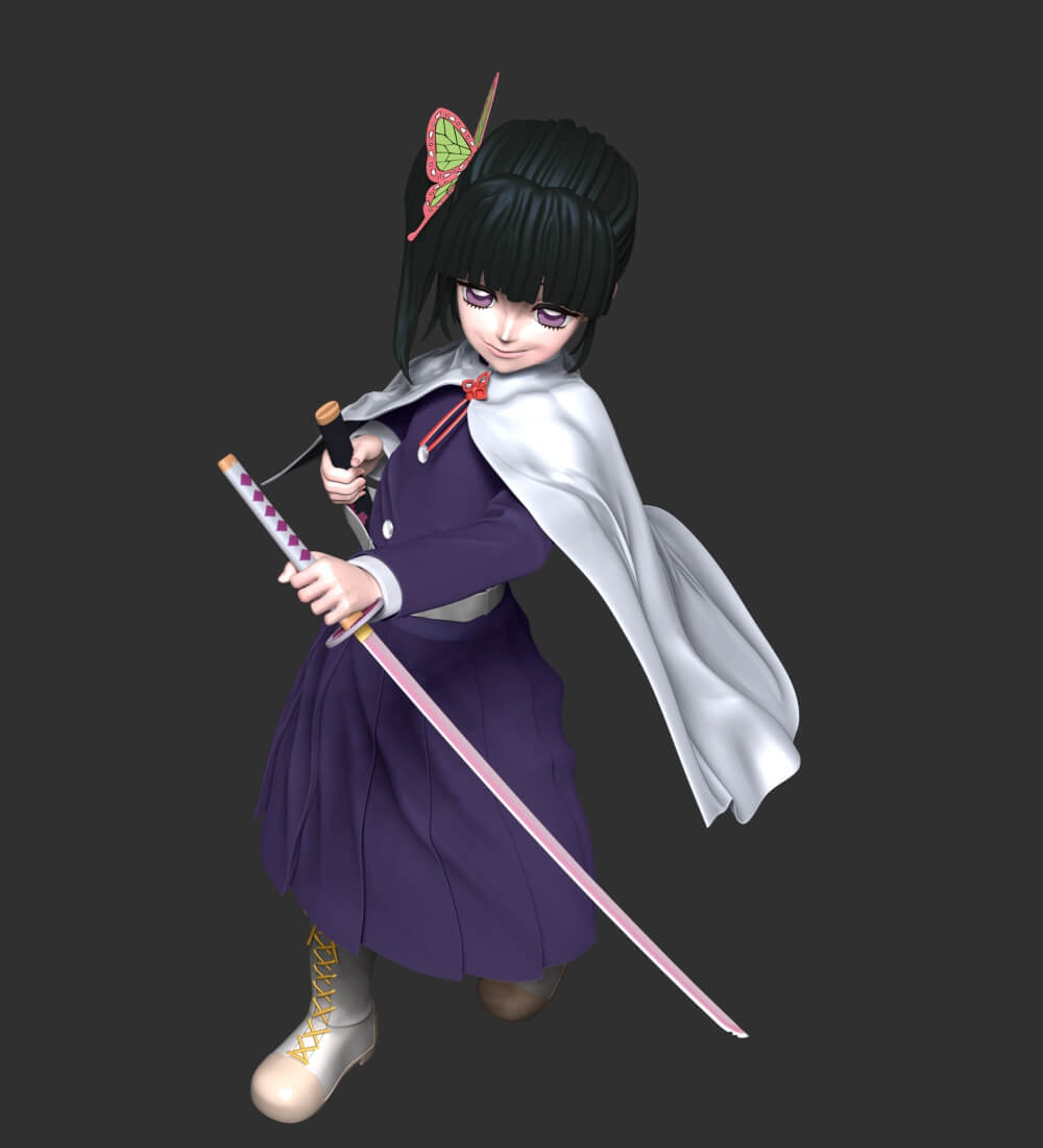 Demon Slayer - Kanao Tsuyuri 3D Model by lovemodel