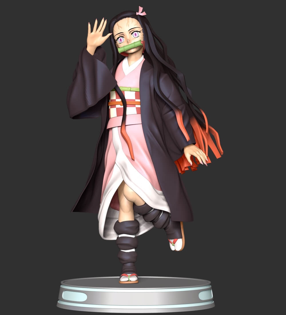 Demon Slayer - Nezuko Kamado 3D Print Model by lovemodel