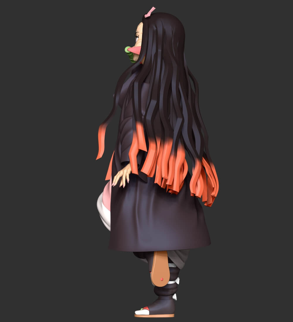 Demon Slayer - Nezuko Kamado 3D Print Model by lovemodel