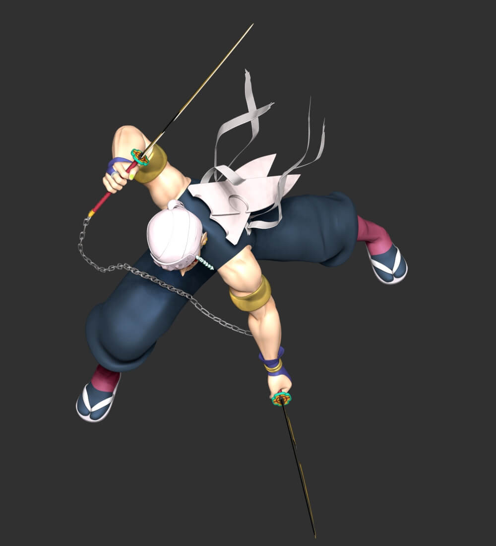 Demon Slayer - Tengen Uzui 3D Model by lovemodel