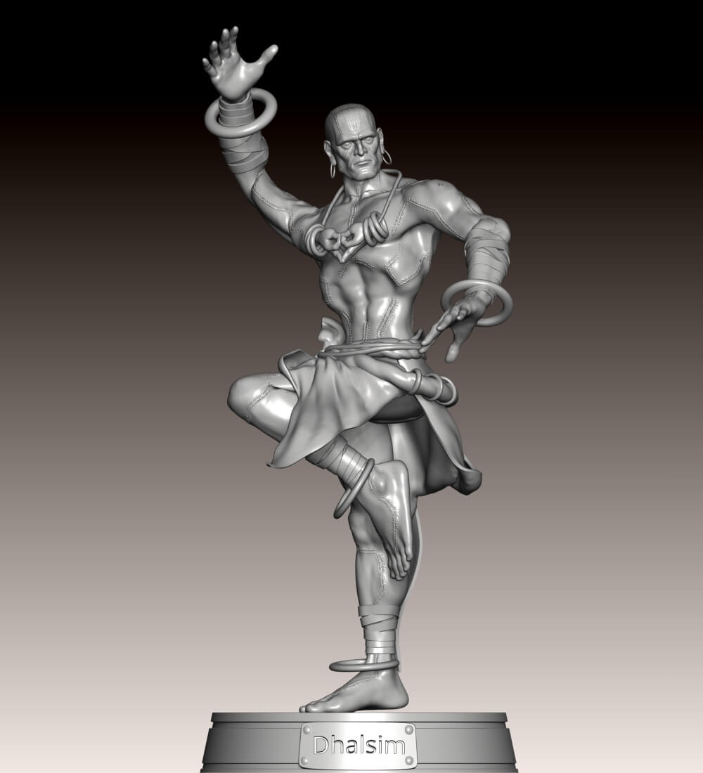 Dhalsim - Street Fighter 3D Model by lovemodel