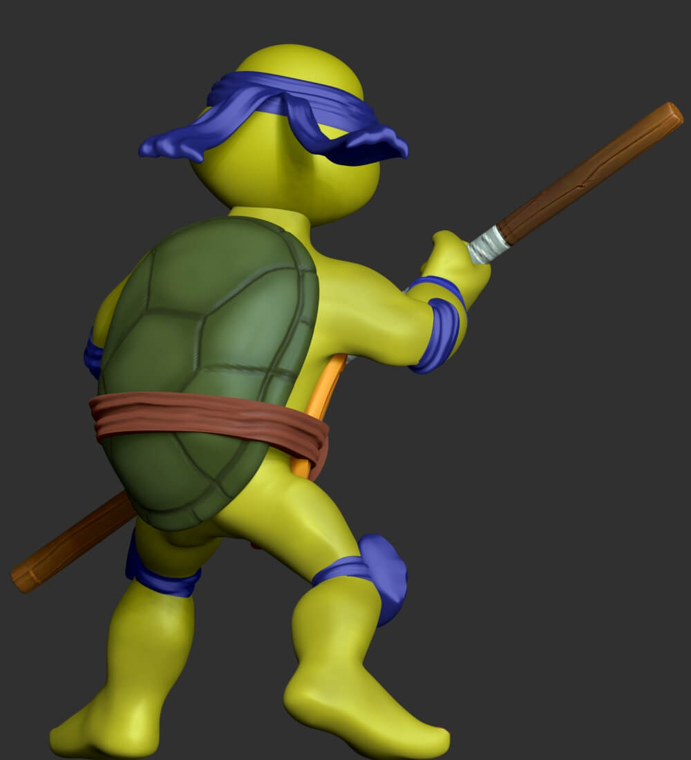 Donatello - Teenage Mutant Ninja Turtles 3D Model by lovemodel