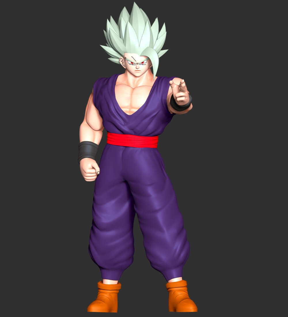 Dragon Ball - Gohan Beast 3D Print Model by lovemodel