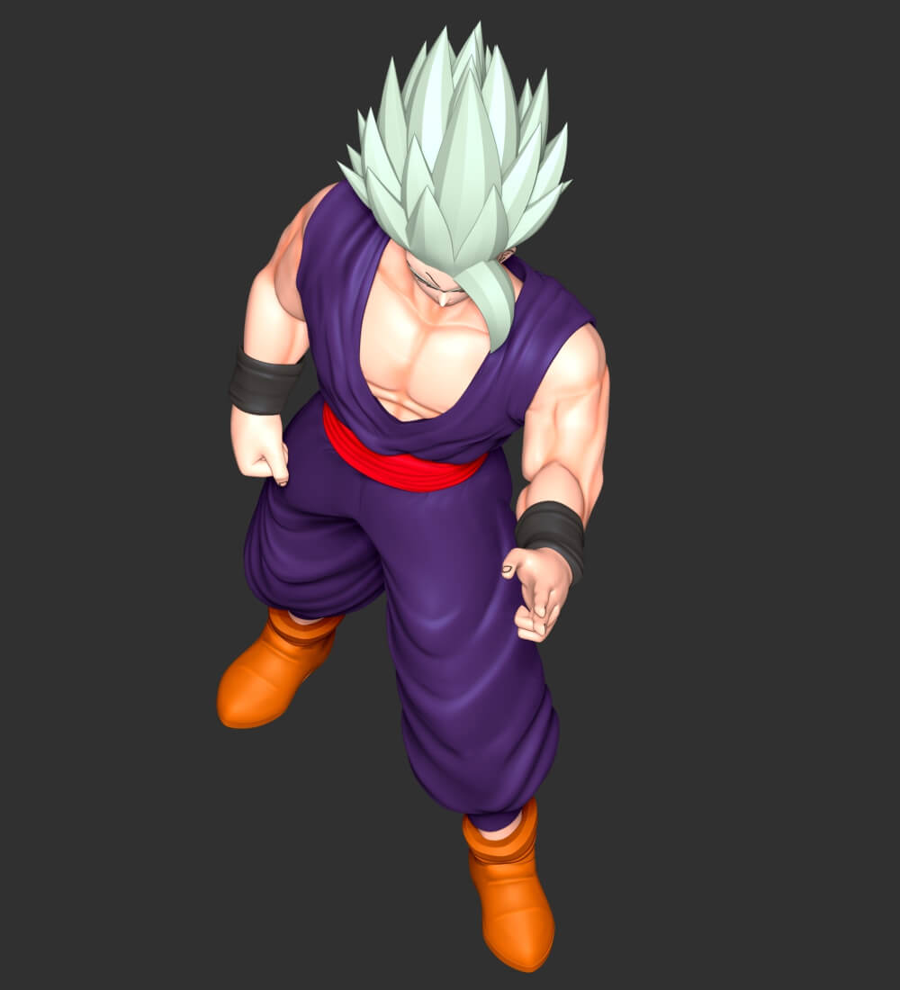 Dragon Ball - Gohan Beast 3D Print Model by lovemodel
