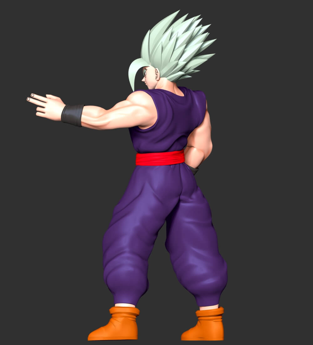 Dragon Ball - Gohan Beast 3D Print Model by lovemodel