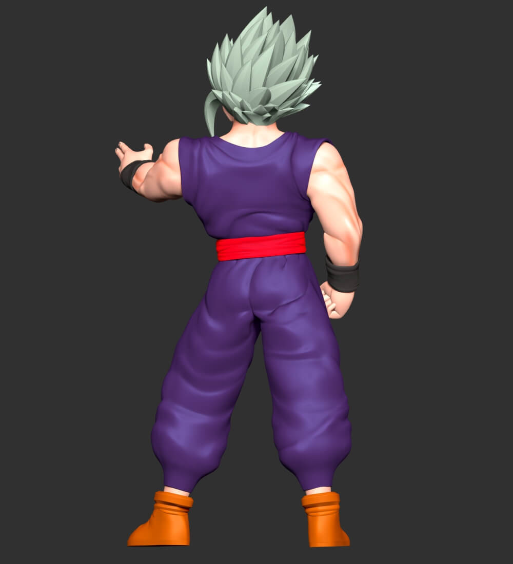 Dragon Ball - Gohan Beast 3D Print Model by lovemodel