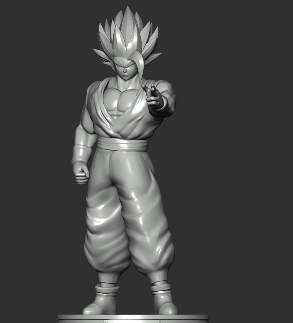 Dragon Ball - Gohan Beast 3D Print Model by lovemodel