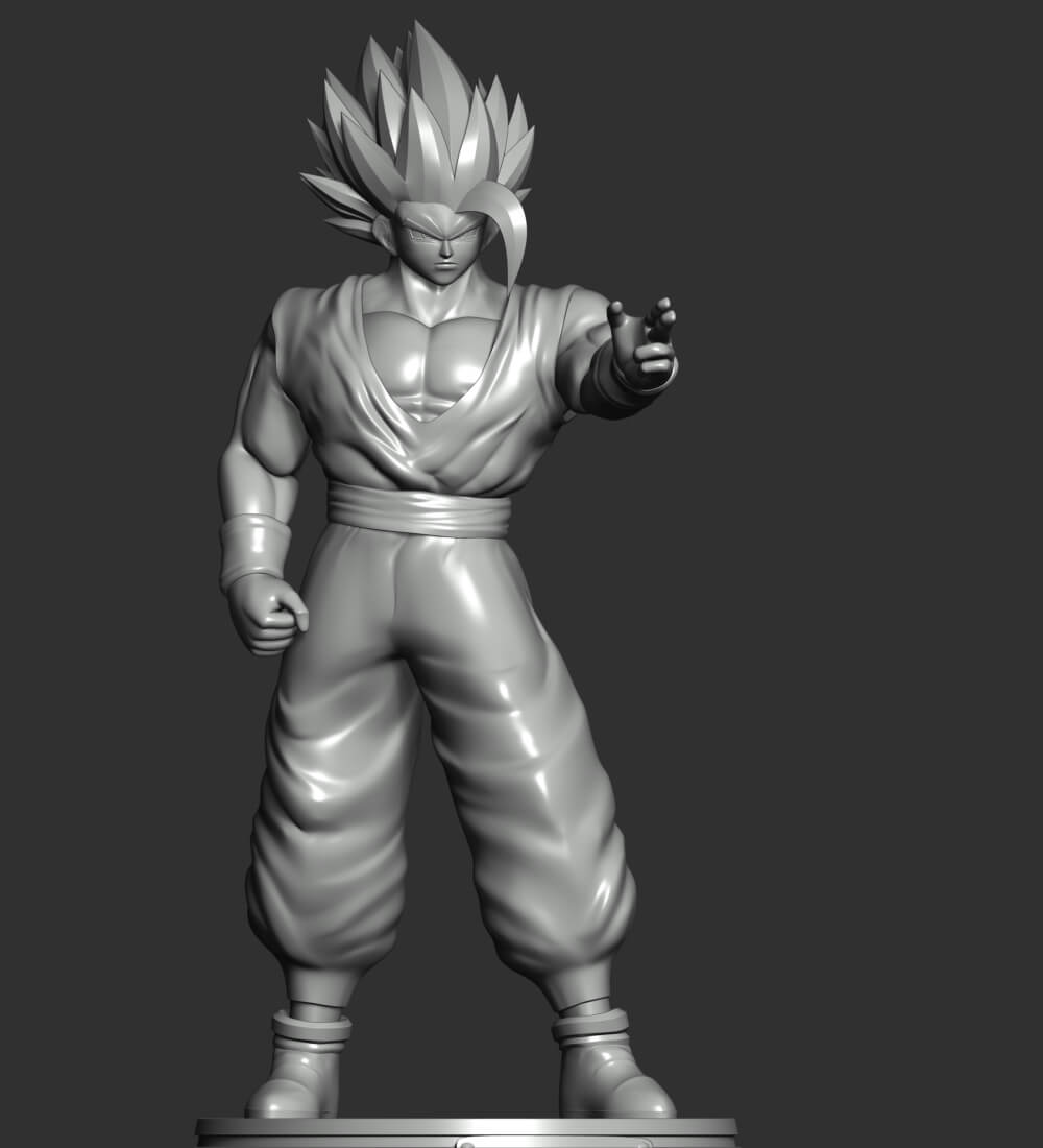 Dragon Ball - Gohan Beast 3D Model by lovemodel