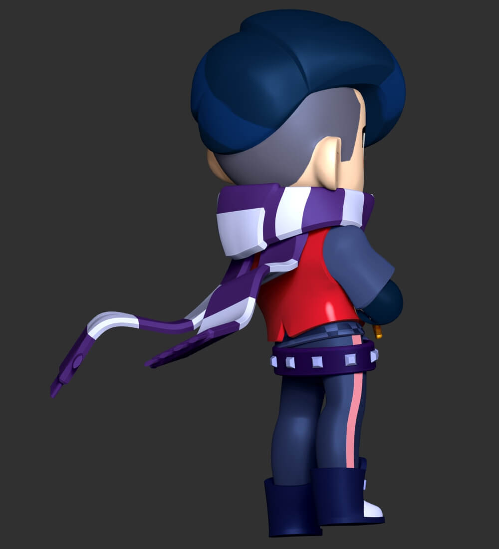 Edgar - Brawl Stars 3D Model by lovemodel