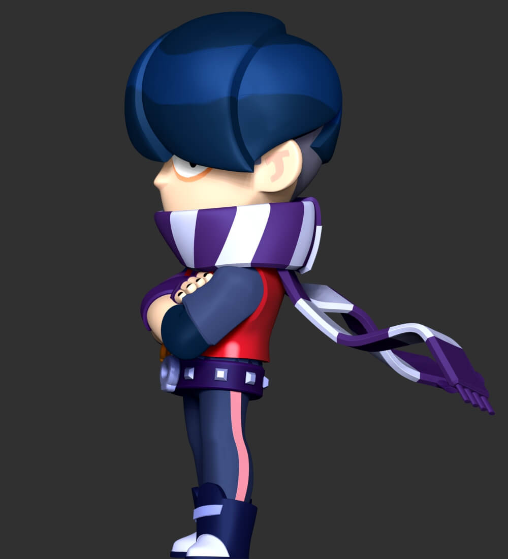 Edgar - Brawl Stars 3D Model by lovemodel