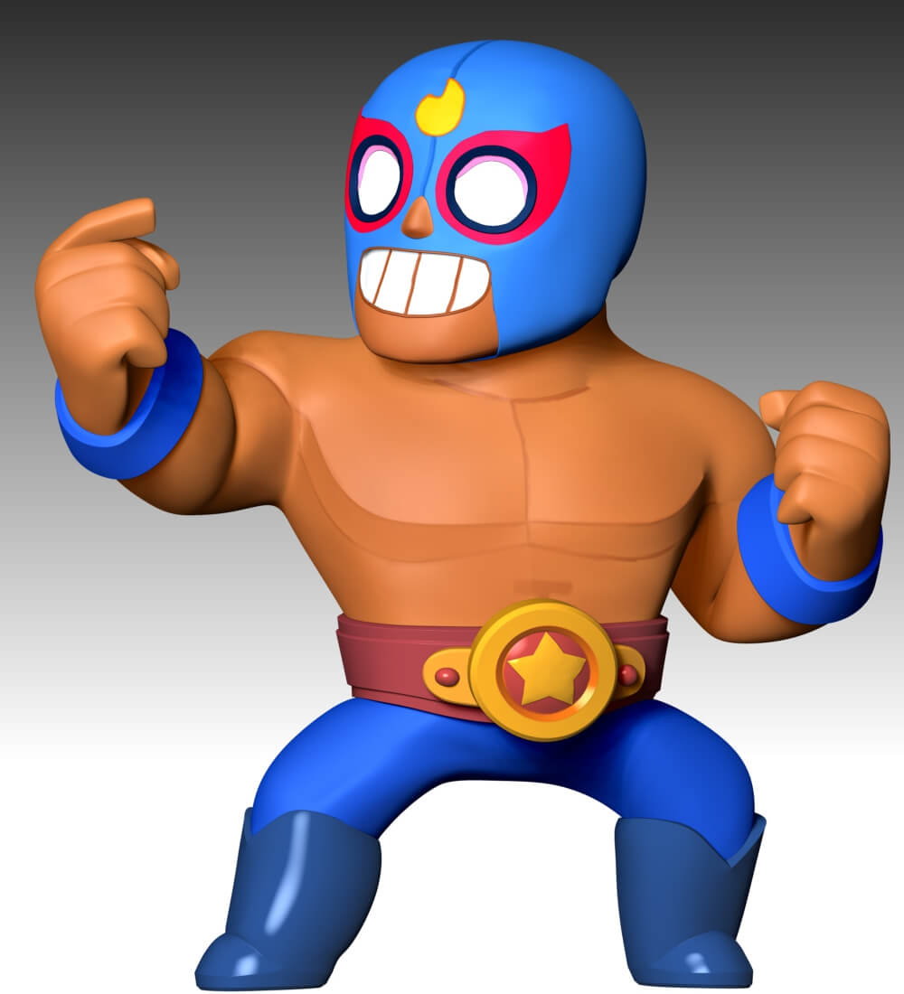 El Primo - Brawl Stars 3D Model by lovemodel