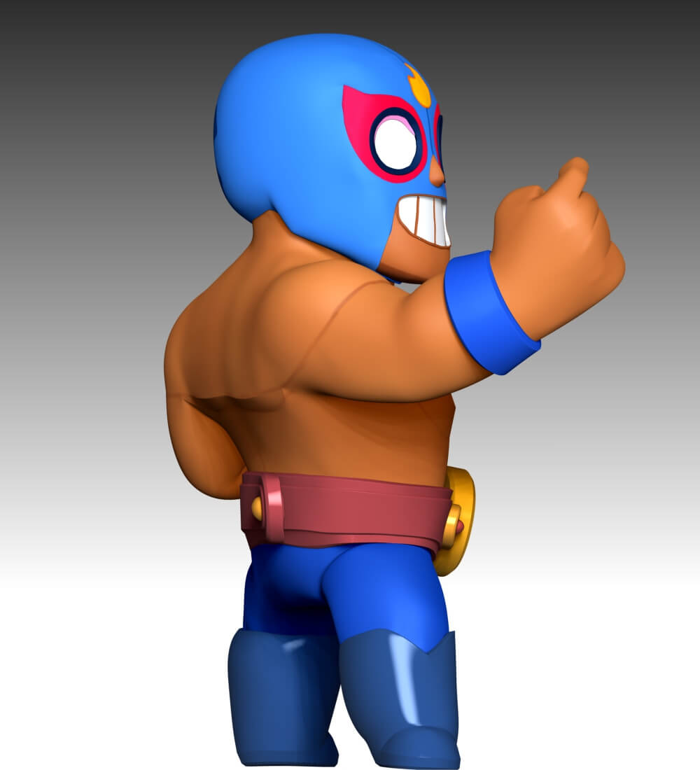 El Primo - Brawl Stars 3D Model by lovemodel
