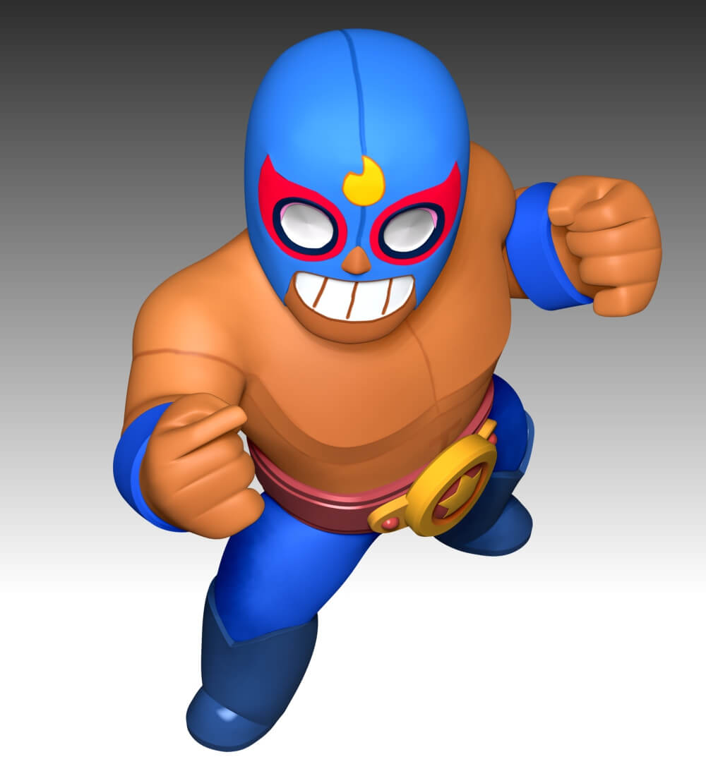 El Primo - Brawl Stars 3D Model by lovemodel