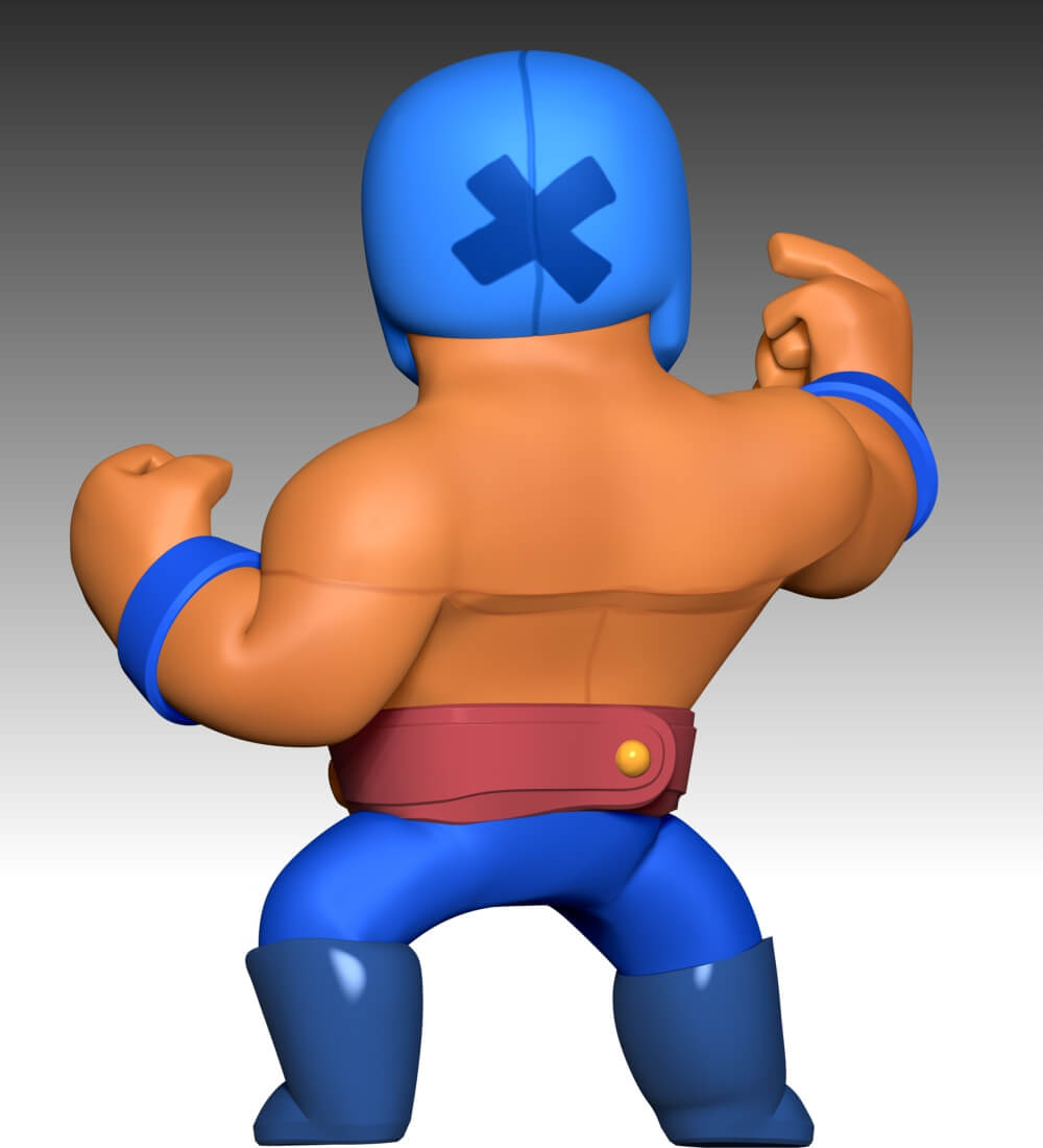 El Primo - Brawl Stars 3D Model by lovemodel