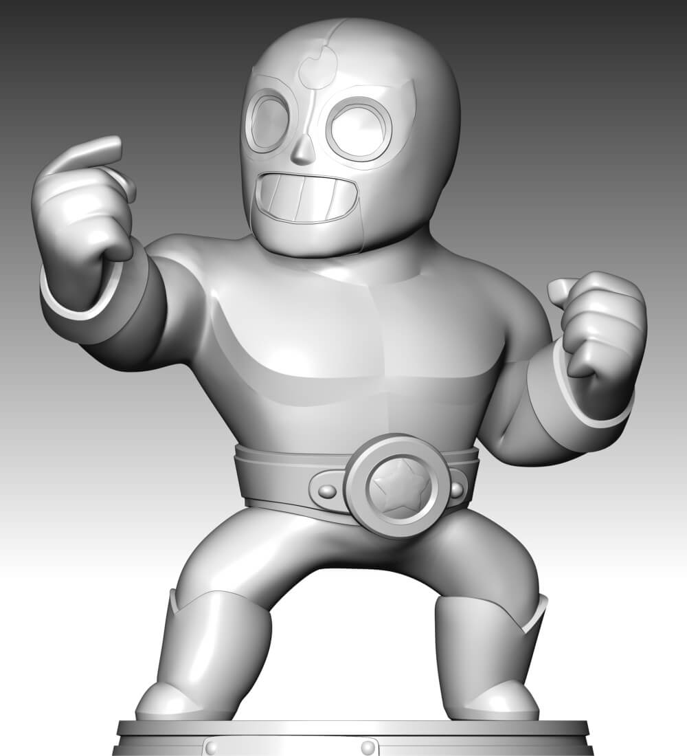 El Primo - Brawl Stars 3D Model by lovemodel