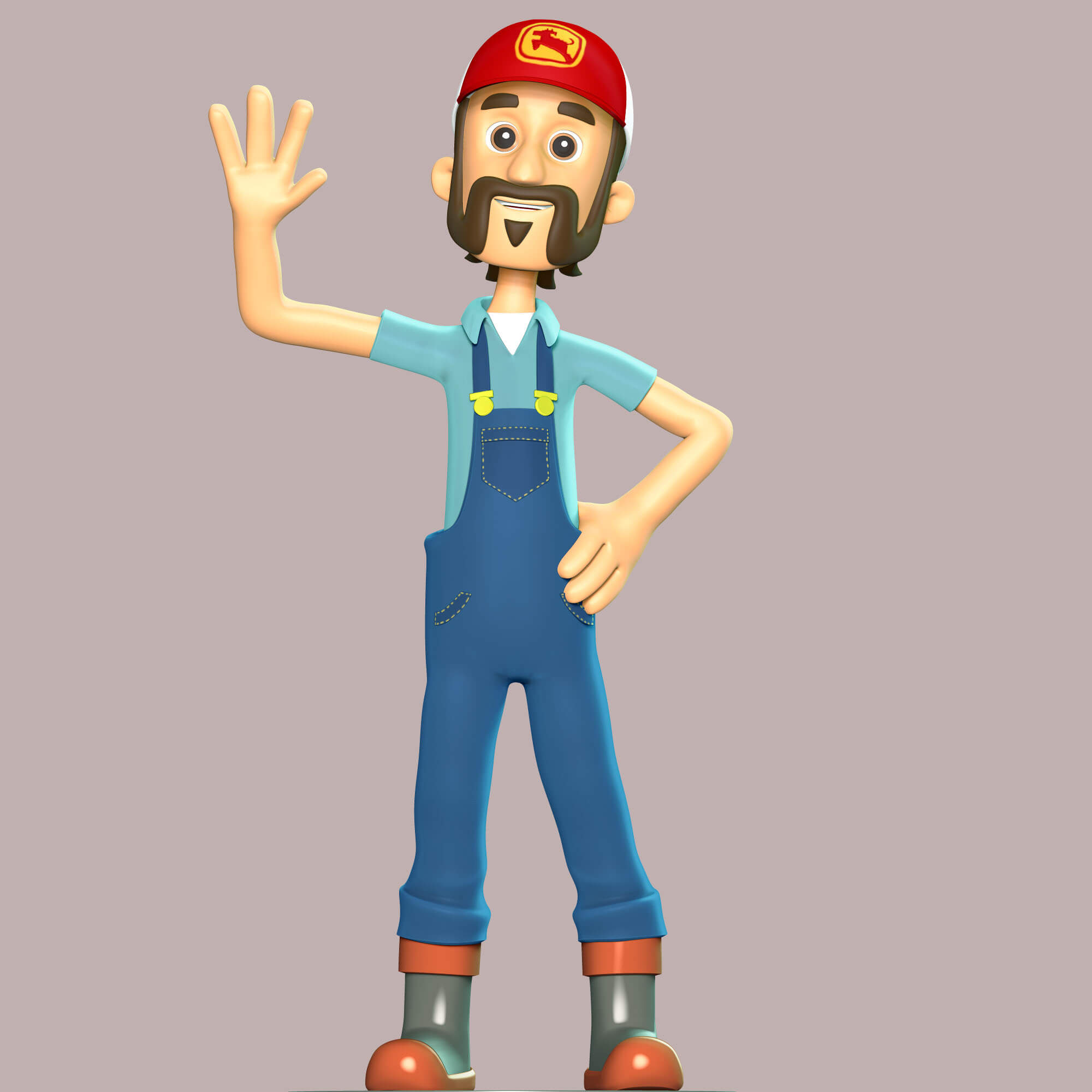 Farmer Al - Paw Patrol 3D Model by lovemodel