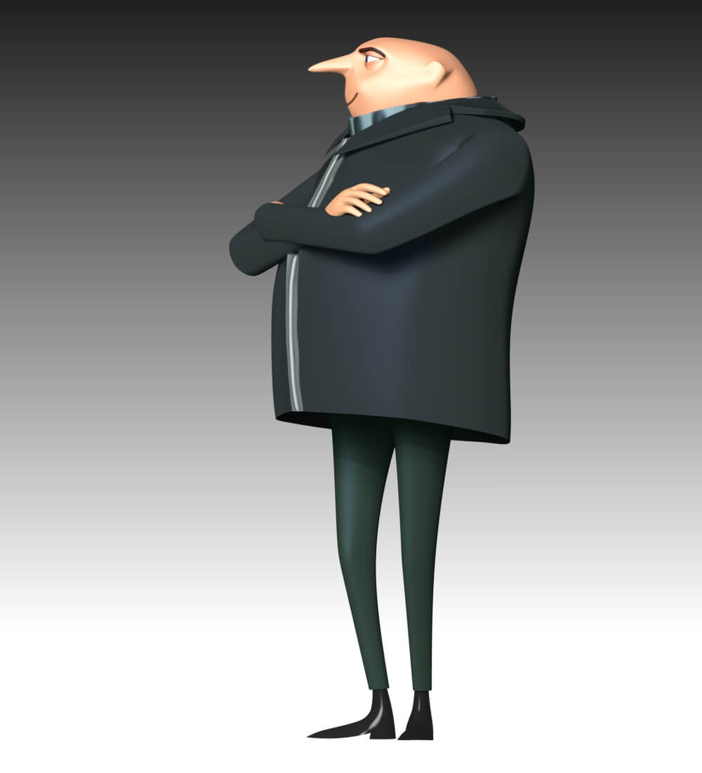 Felonius Gru - Despicable Me 3D Model by lovemodel