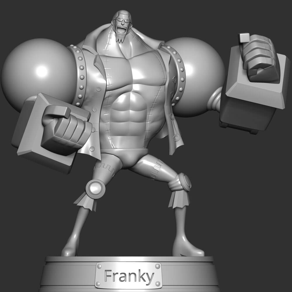 Franky - One Piece 3D Model by lovemodel
