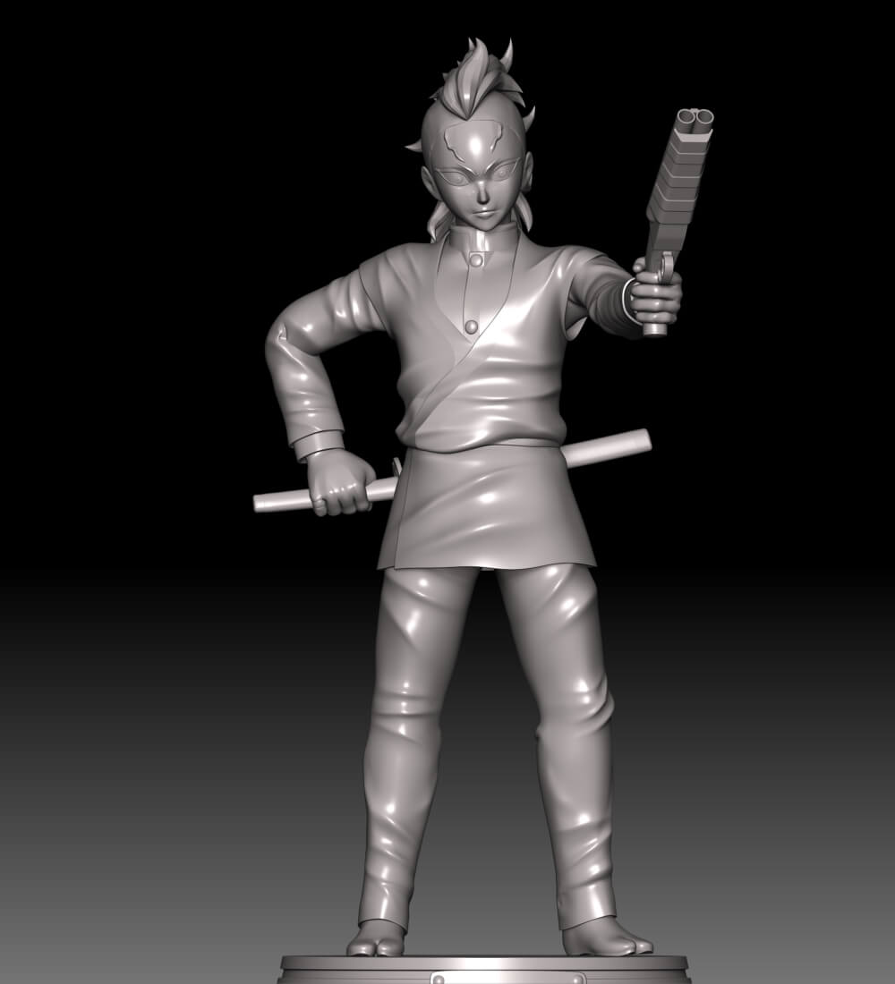 Genya Shinazugawa - Demon Slayer 3D Model by lovemodel