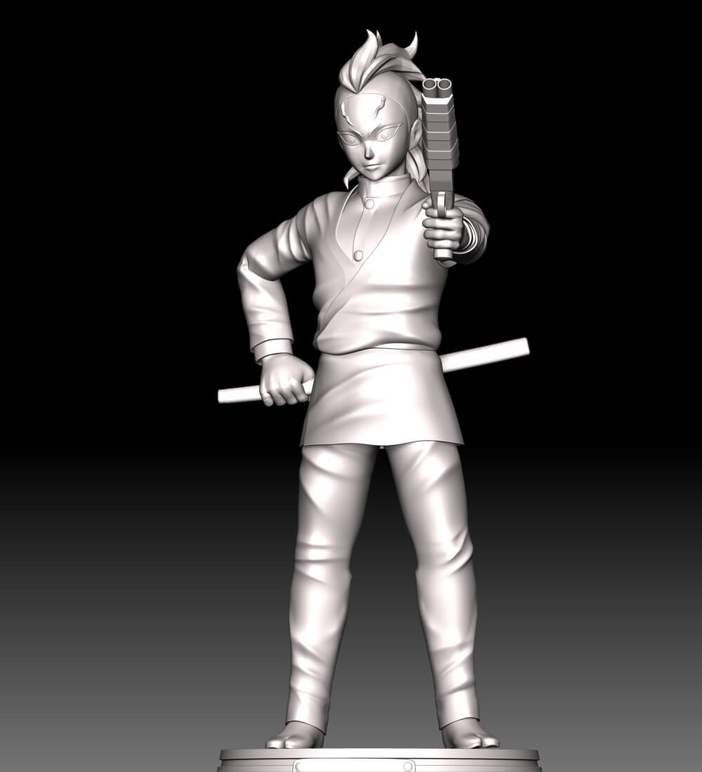 Genya Shinazugawa - Demon Slayer 3D Model by lovemodel