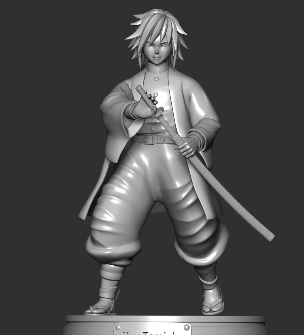 Giyu Tomioka - Demon Slayer: Kimetsu No Yaiba 3D Model by lovemodel