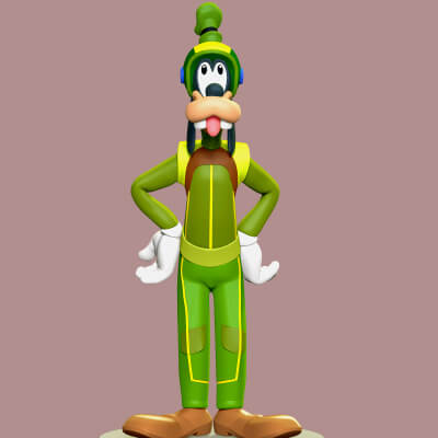 Goofy Fan Art - 3D Model by lovemodel
