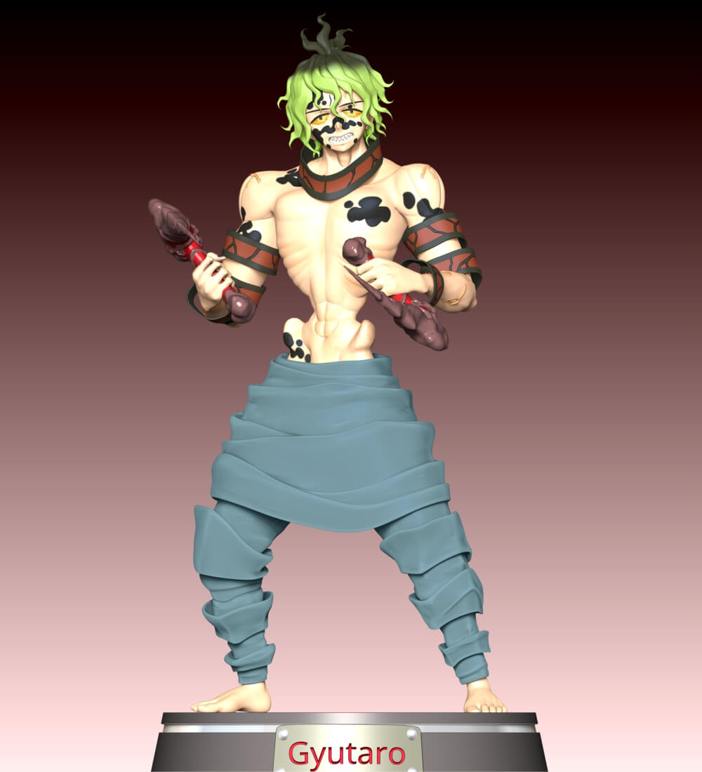 Gyutaro - Demon Slayer 3D Model by lovemodel