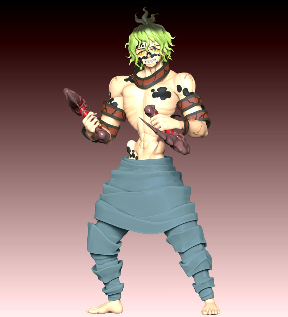 Gyutaro - Demon Slayer 3D Model by lovemodel